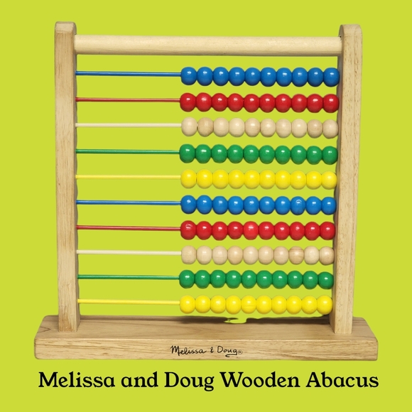 Melissa & Doug | Toys | Melissa And Doug Wooden Abacus | Poshmark